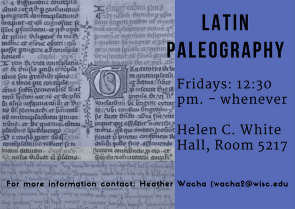 Latin Paleography Group – Center for the History of Print and Digital ...